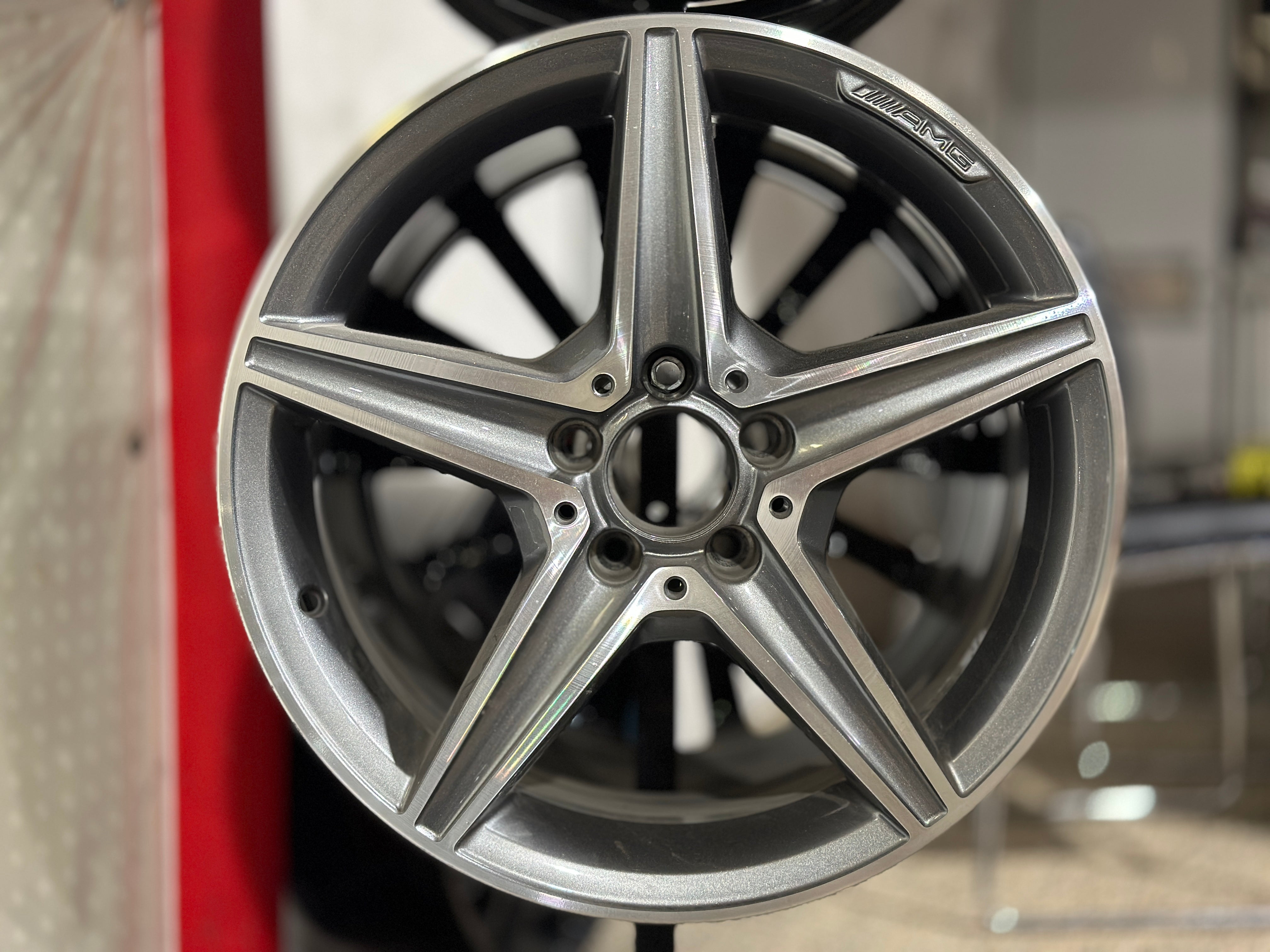 18” Mercedes Aluminiumfälg Original C-Class AMG - A2054011100 – Wheelet ...