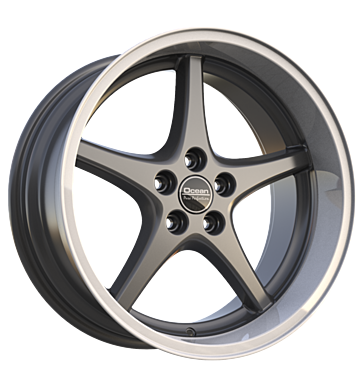 Ocean Wheels MK18 Antracit 8,5x18 ET6 65.1 5x108 – Wheelet Fälgbutik